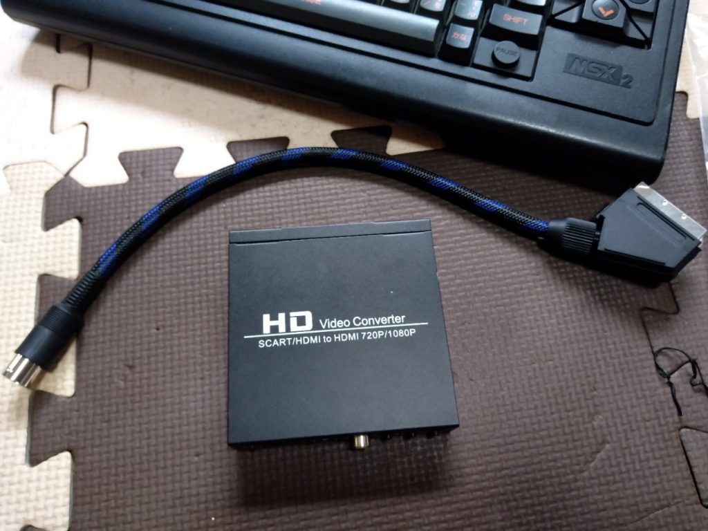 MSX2の8ピンRGBをHDMIに変換してみるか – live a life